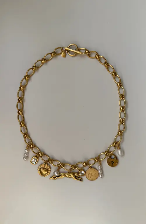 SCCOLLECTION Lola Charm Necklace - Gold