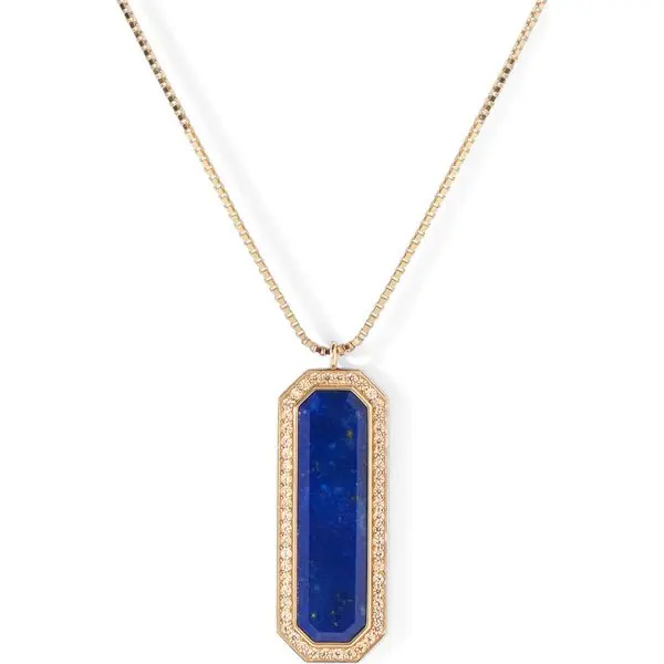 ORA ANA The Vial Necklace - Lapis