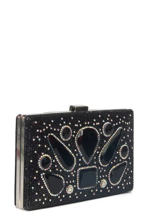 LAUREN LORRAINE Sheena Clutch - Black
