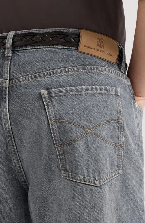 Brunello Cucinelli Denim Trousers - Medium Grey