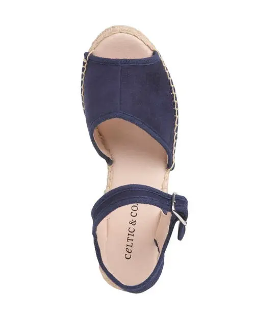CELTIC & CO. Block Heel Espadrille Sandal