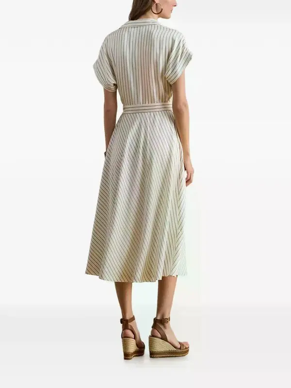 Ralph Lauren Stripe-pattern Wrap-style Dress