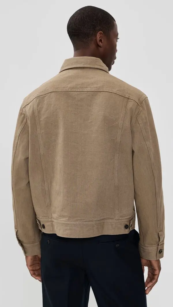 AARON LEVINE Sulphur Dyed Trucker Jacket
