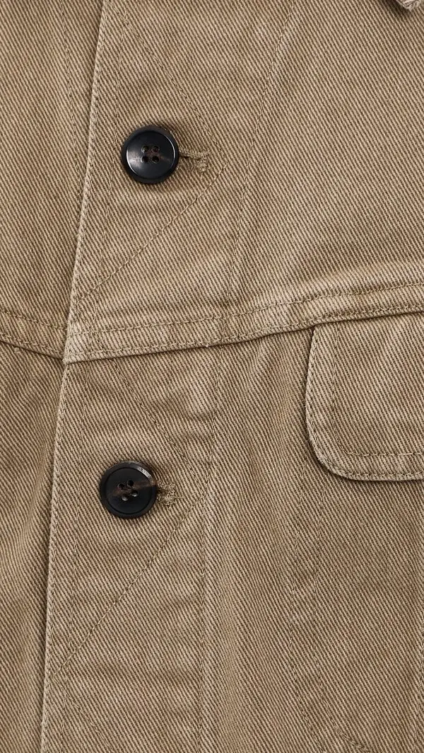 AARON LEVINE Sulphur Dyed Trucker Jacket