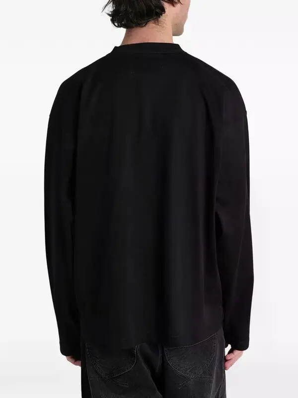 Mihara Yasuhiro Pocket-detail Logo-patch Sweater
