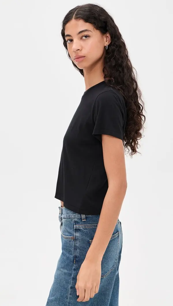 Eterne Short Sleeve Boxy Tee - Black