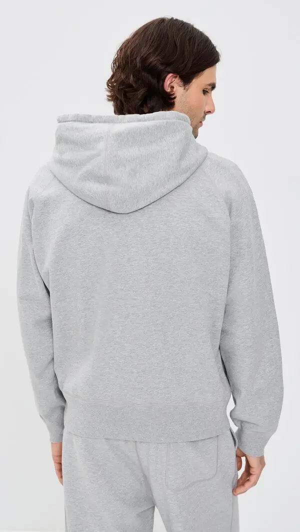 Reigning Champ Relaxed Fit Zip Hoodie - Hgrey
