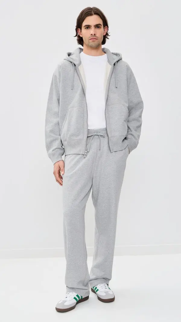Reigning Champ Relaxed Fit Zip Hoodie - Hgrey