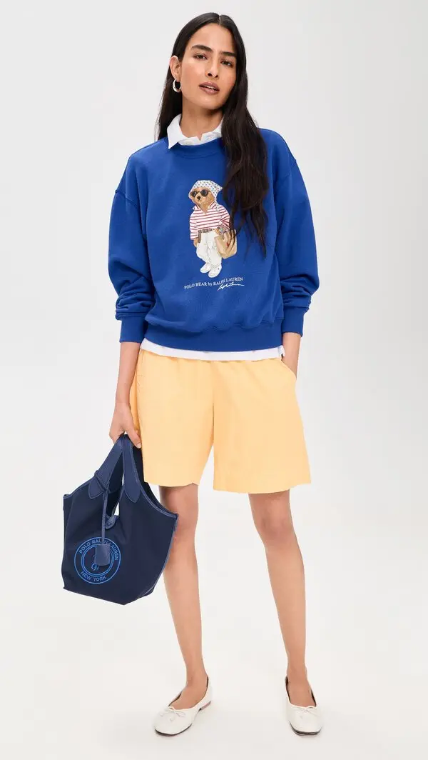 Polo Ralph Lauren Graphic Print Crewneck Sweatshirt