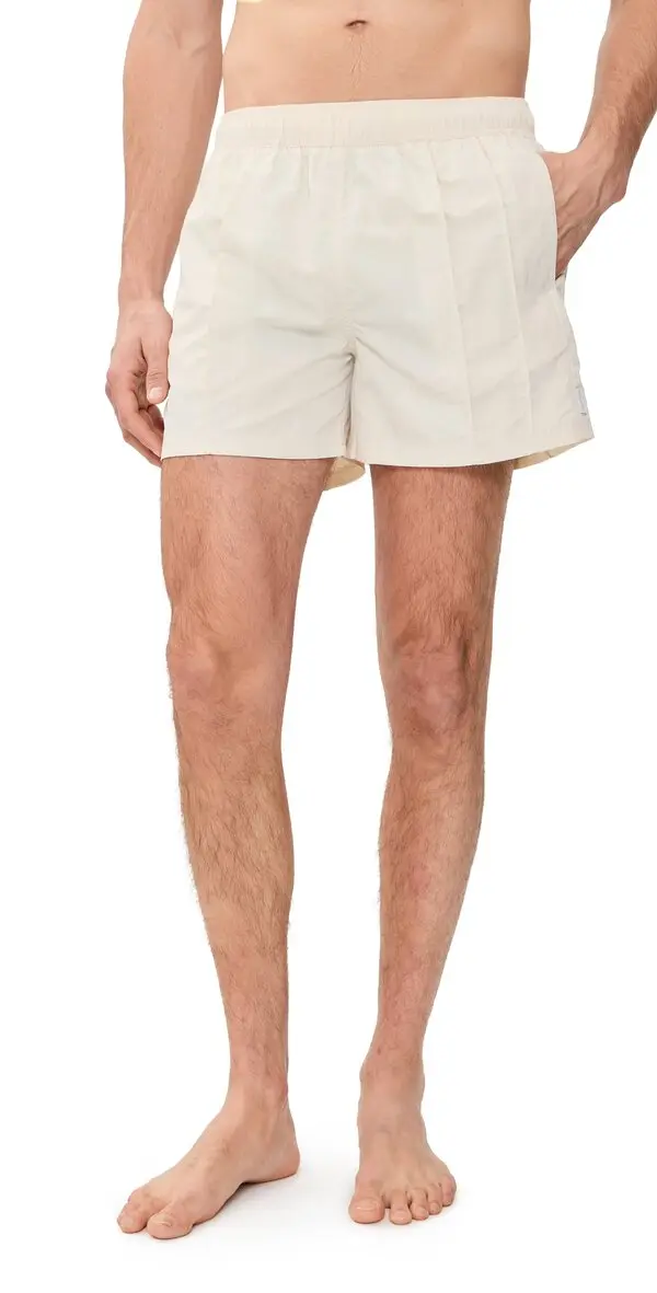 AUTO-REPLY Vertical Pintuck Sebastian Swim Trunks - Vertical/cloud