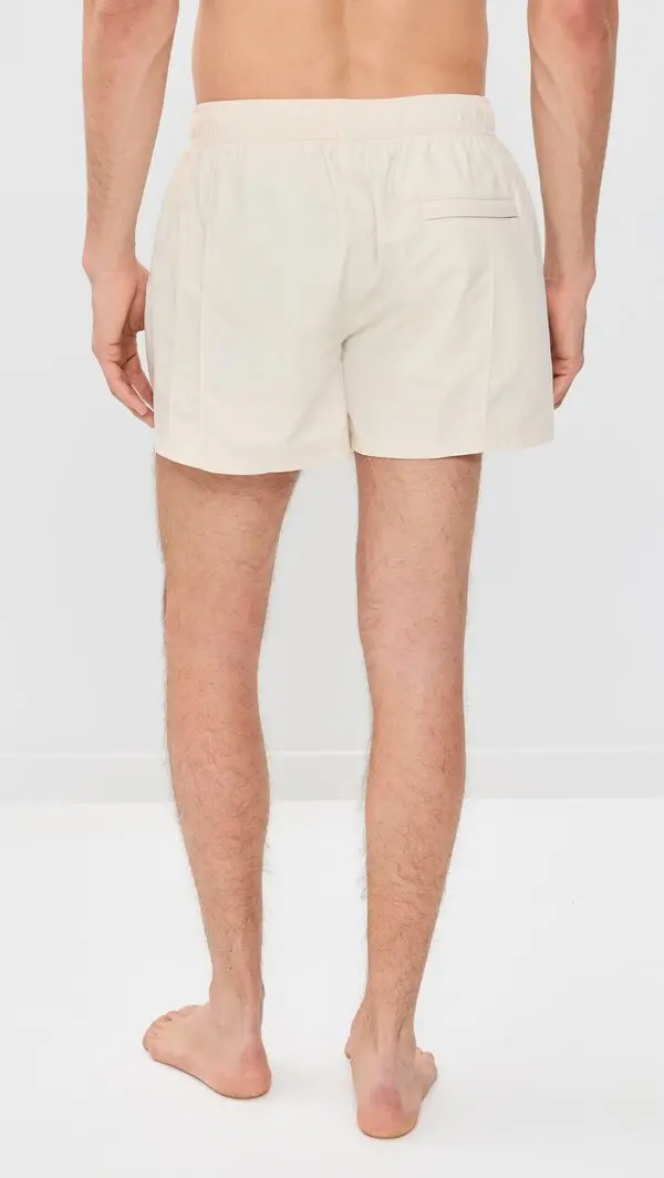 AUTO-REPLY Vertical Pintuck Sebastian Swim Trunks - Vertical/cloud