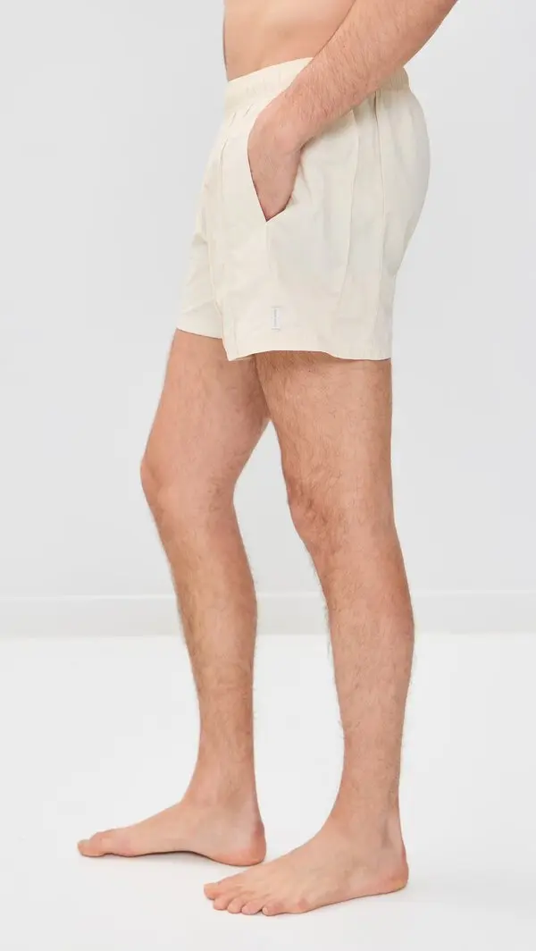 AUTO-REPLY Vertical Pintuck Sebastian Swim Trunks - Vertical/cloud