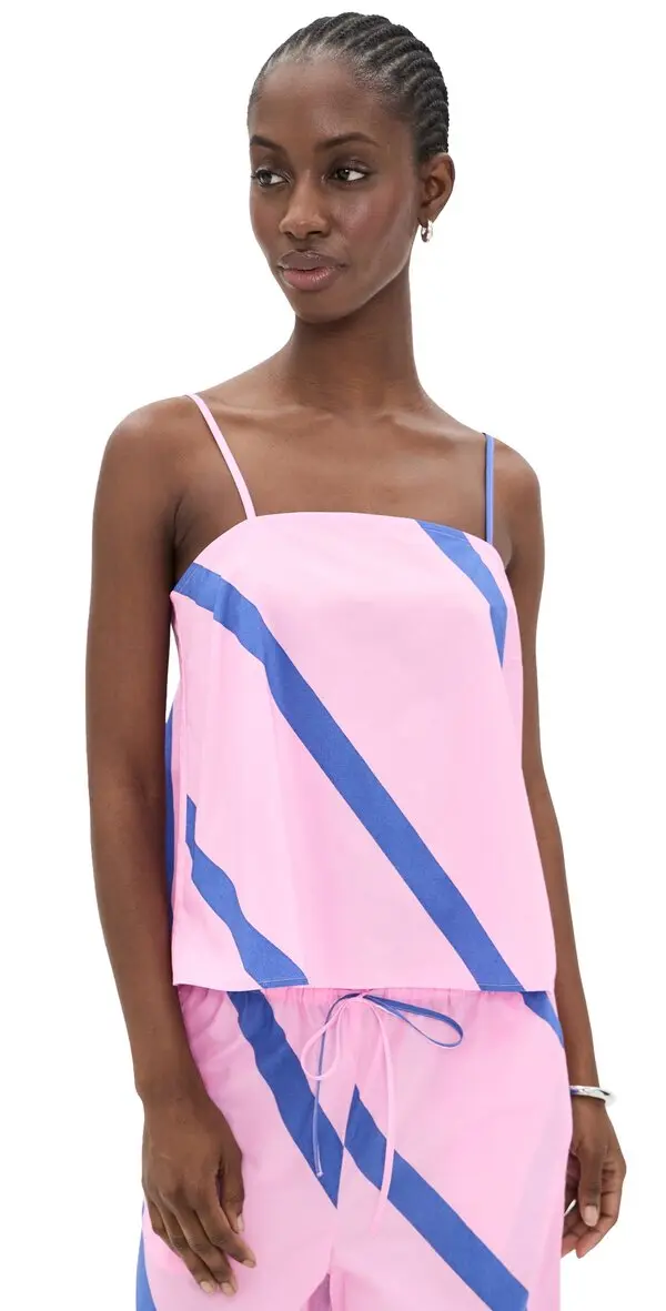 Marimekko Puisto Basso Top - Blue/pink