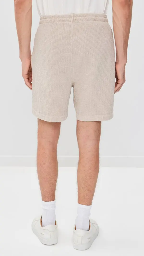 ASHER Silas Waffle Knit Shorts