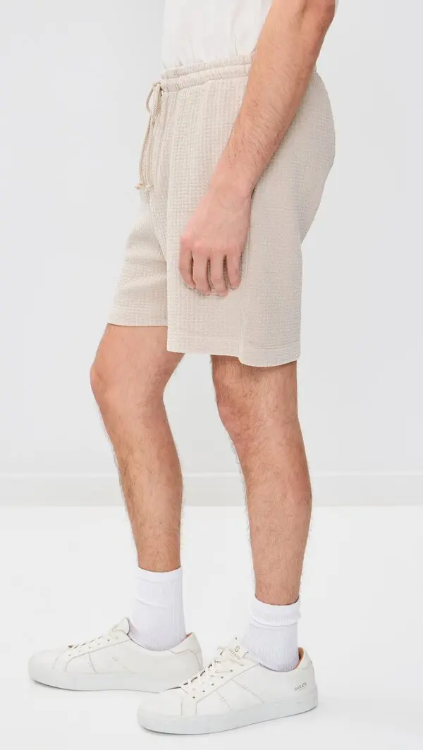 ASHER Silas Waffle Knit Shorts