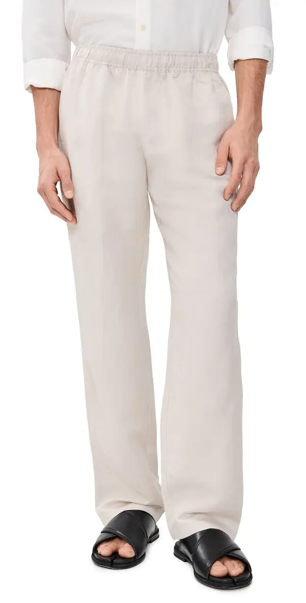 AUTO-REPLY Linen-viscose Blend Pants