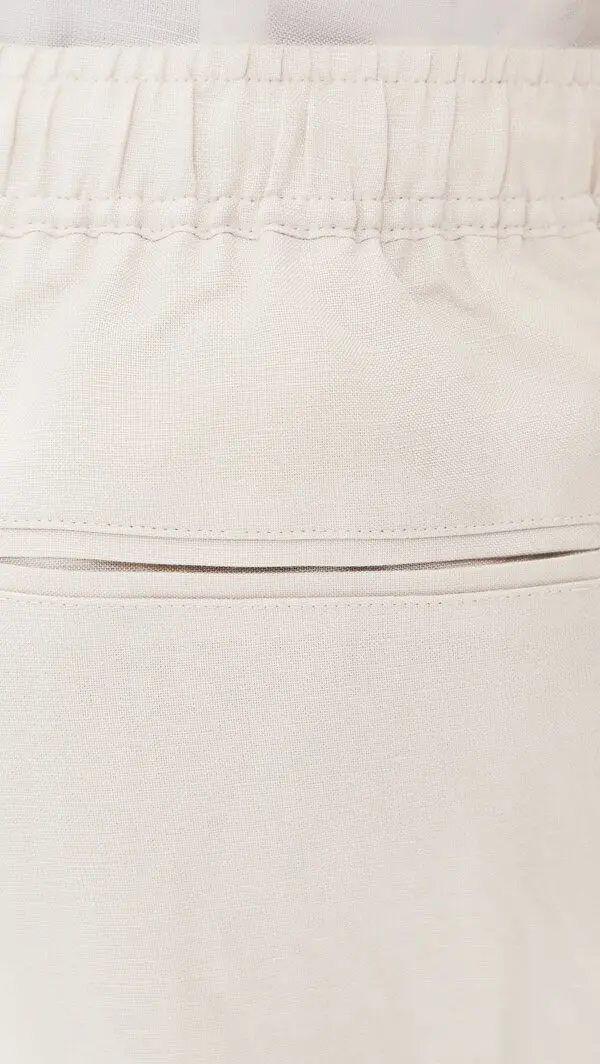 AUTO-REPLY Linen-viscose Blend Pants