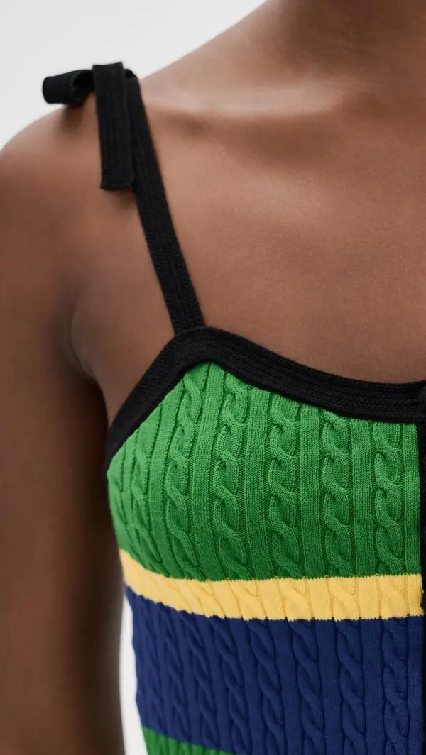 Polo Ralph Lauren Micro Cable Stripe Tank Top