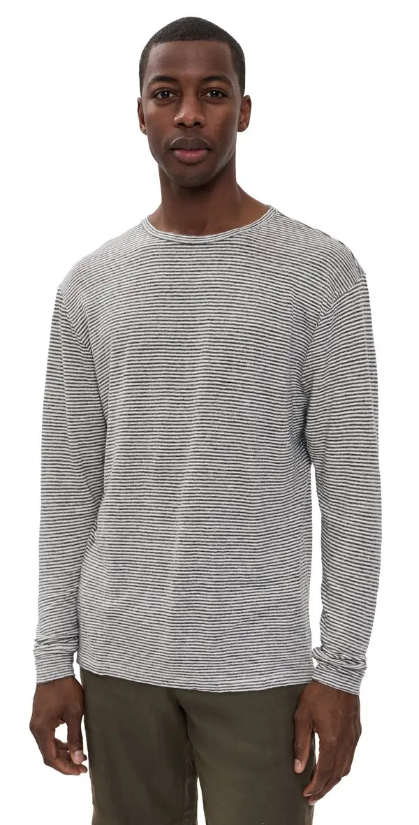 ALEX CRANE Linen Long Sleeve Sun Tee