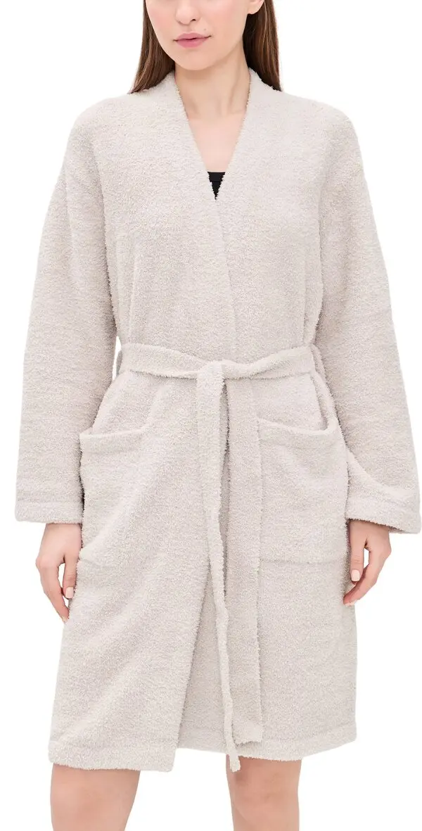 Barefoot Dreams Cozychic Solid Robe - Stone