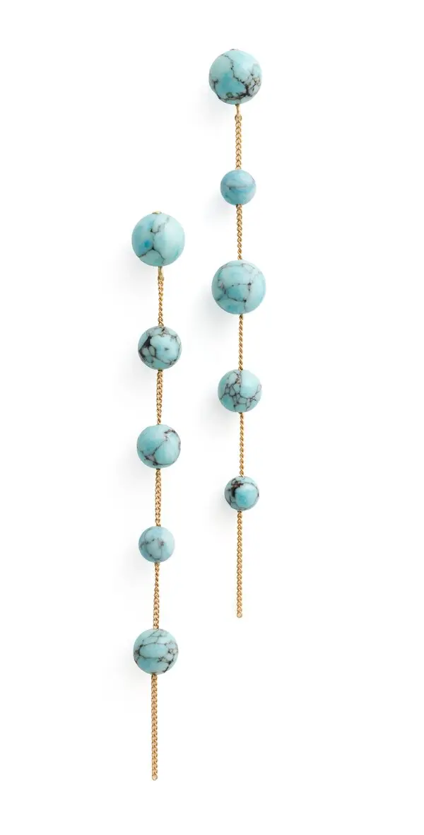 Cult Gaia Atum Earrings - Ibiza Turquoise