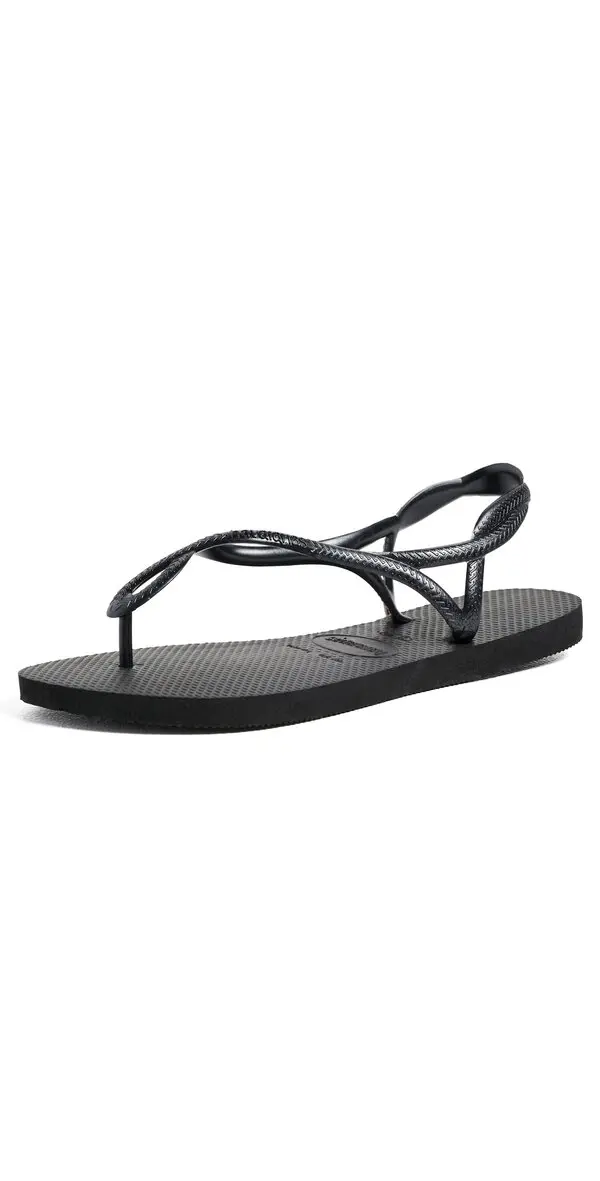 Havaianas Luna Sandals - Black