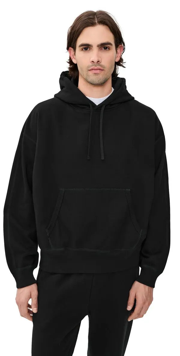 Reigning Champ Relaxed Terry Hoodie - Black