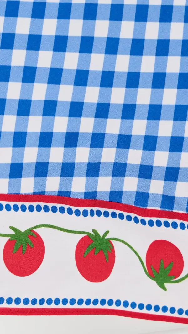 Rails Serafina Gingham Check Maxi Dress With Tomato Print