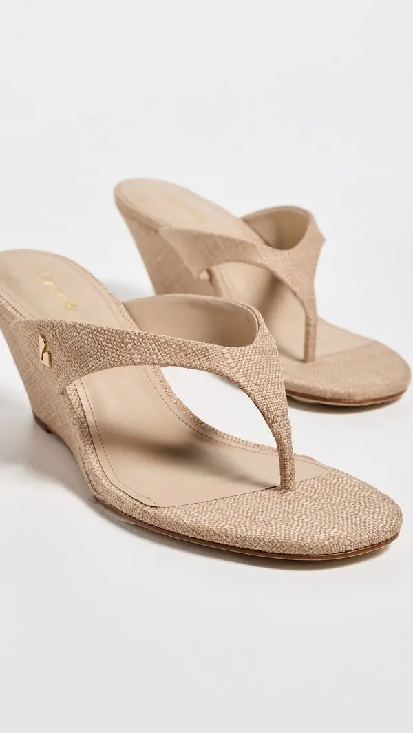 Larroude Gaia Low Wedges