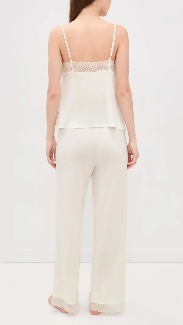 Eberjey Lara Cami Pants Pajama Set - Ivory