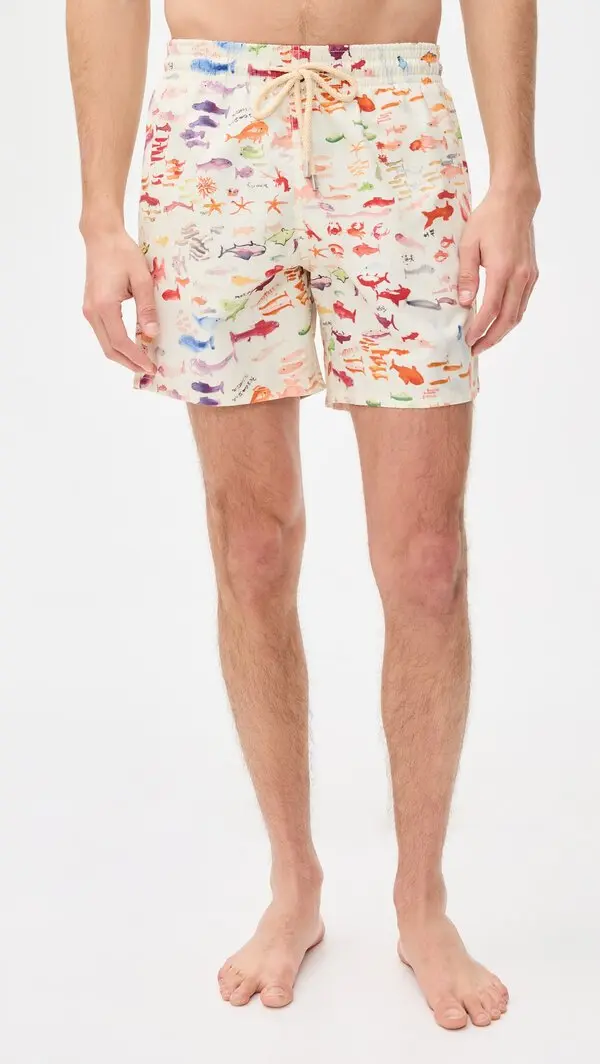 Vilebrequin Moorea Swim Trunks - Papier