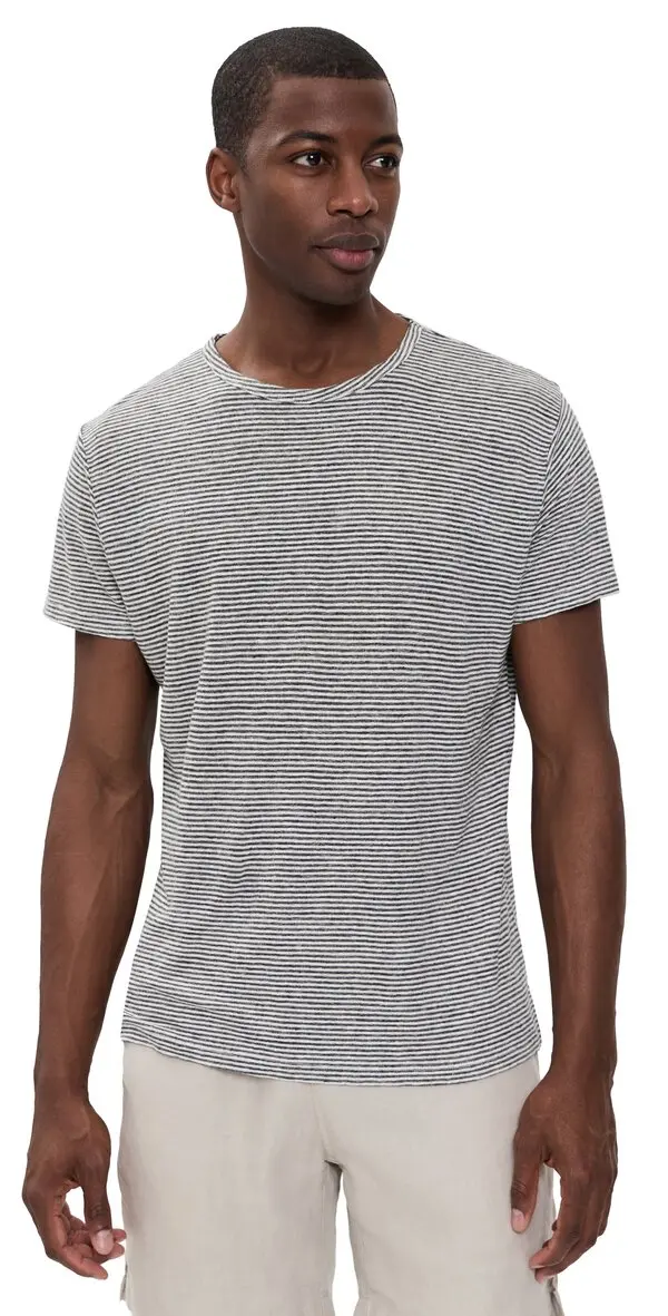 ALEX CRANE Linen Sun Tee - Lines
