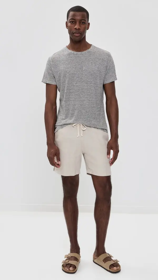 ALEX CRANE Linen Sun Tee - Lines