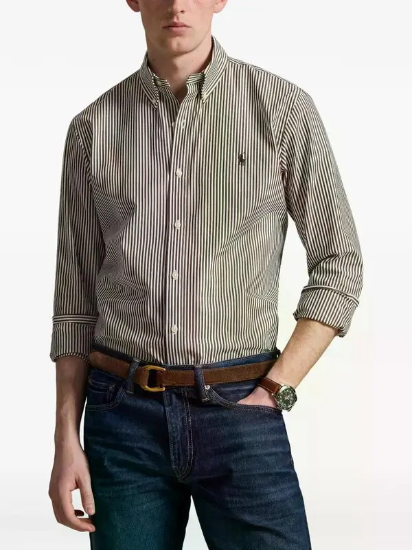 Polo Ralph Lauren Striped Shirt - Brown