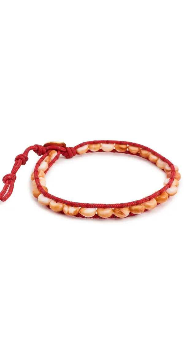 Chan Luu Paracord Wrap Anklet - Red