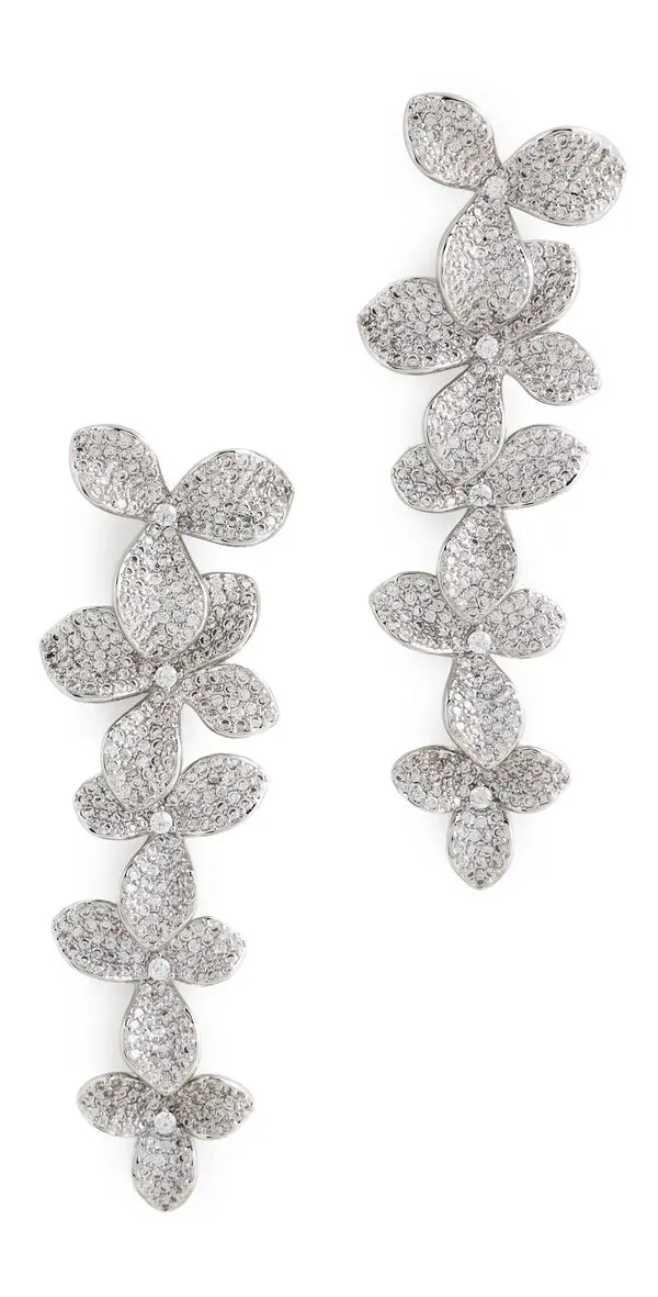 Shashi Lilliana Earrings - Silver