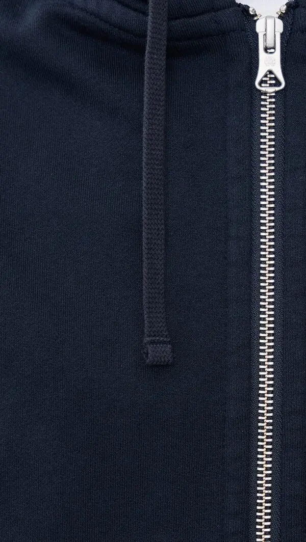 Reigning Champ Relaxed Zip-up Hoodie - Navy