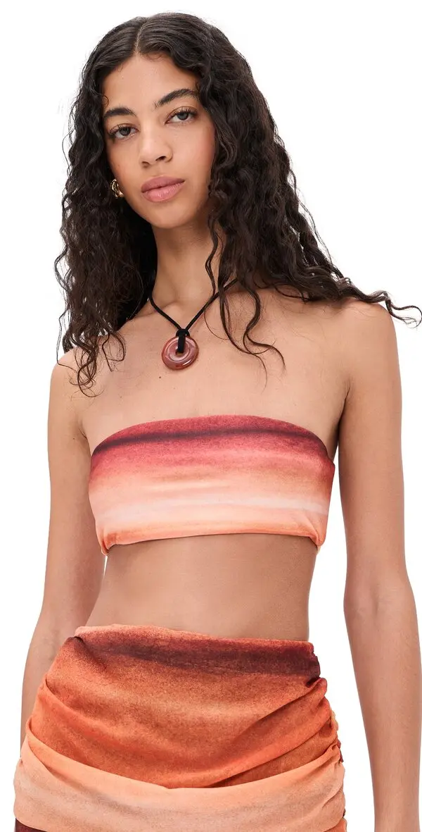 BAOBAB Galo Bandeau Bikini Top - Tierra Inca
