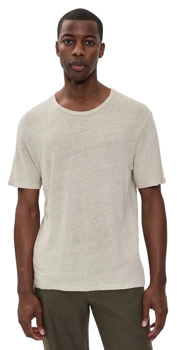 ALEX CRANE Linen Sun Tee - Bone