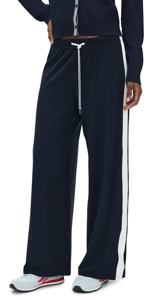 Splits59 Willow Airweight Wide Leg Pants - Indigo/white