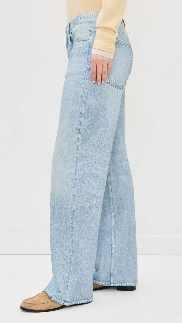 Rag & Bone Miramar Terry Cam Low Rise Full Length Pants - Aria