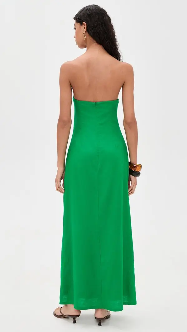 SEVEN WONDERS Martha Strapless Maxi Dress