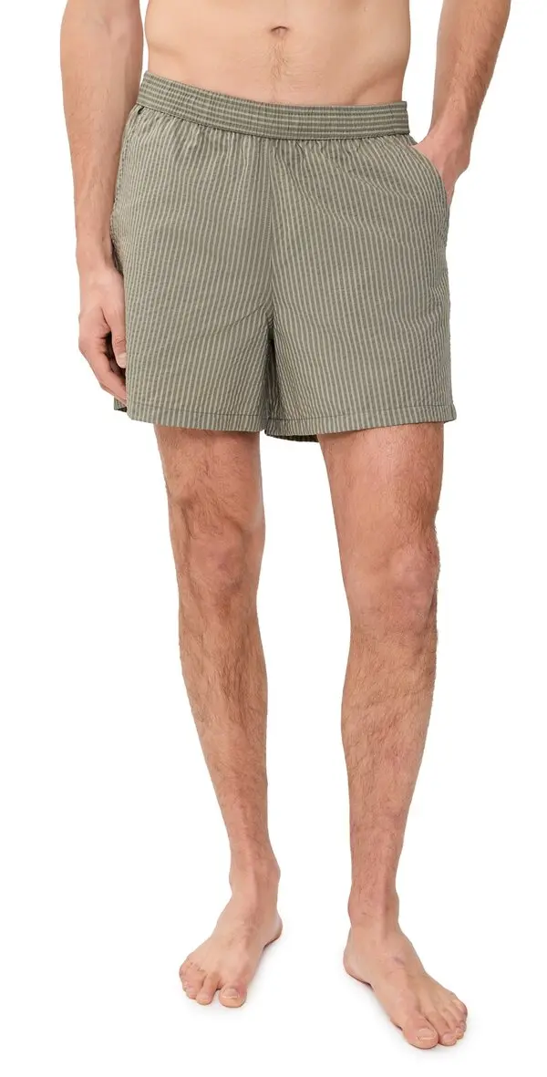 BATHER Modern Swim Trunks - Grey