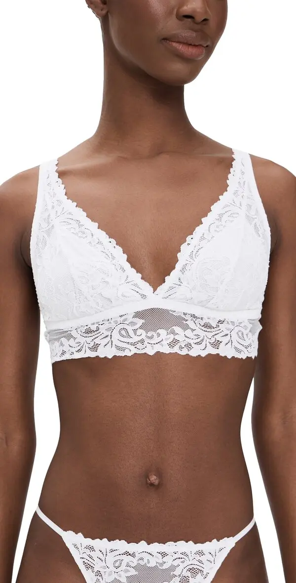 Cosabella Carmela Plunge Bralette - White