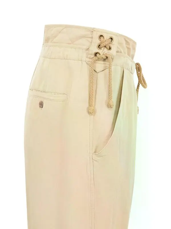 Isabel Marant Étoile Lace-up Straight-leg Trousers