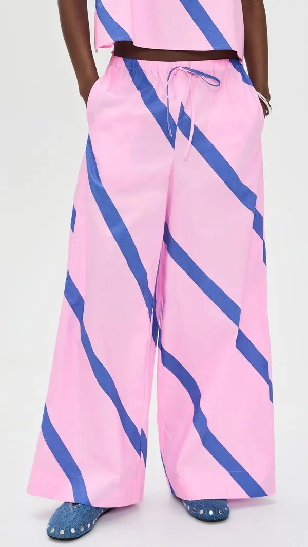 Marimekko Puoti Basso Trousers - Blue/pink