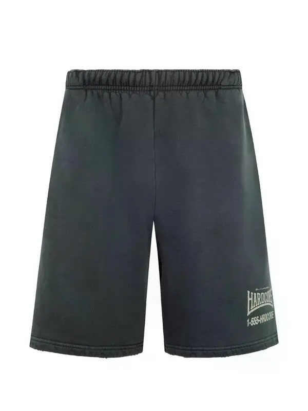 WILLY CHAVARRIA Hardcore Buffalo Shorts - Black