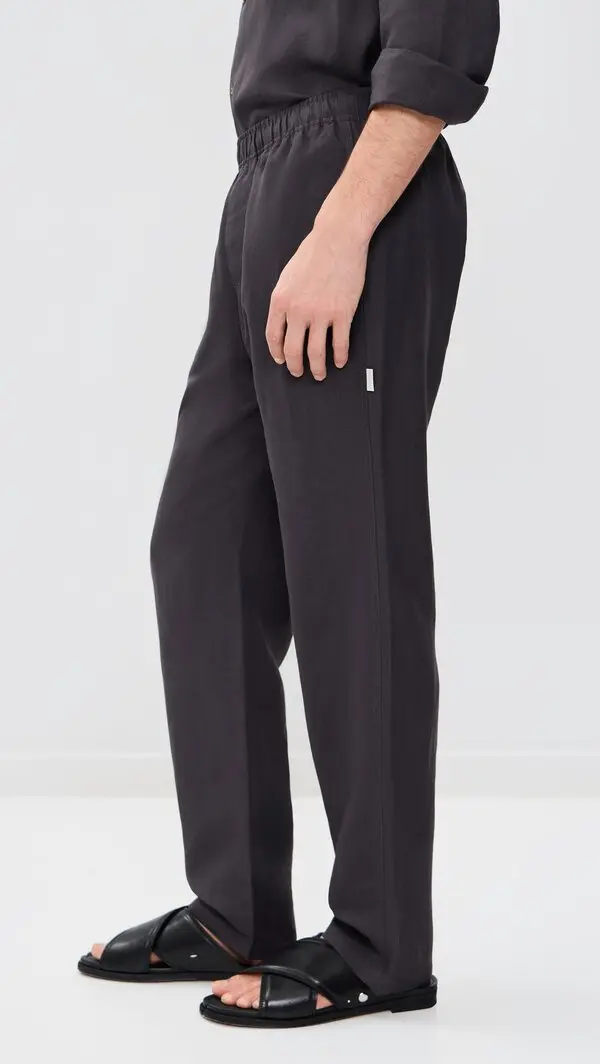 AUTO-REPLY Linen Blend Pants