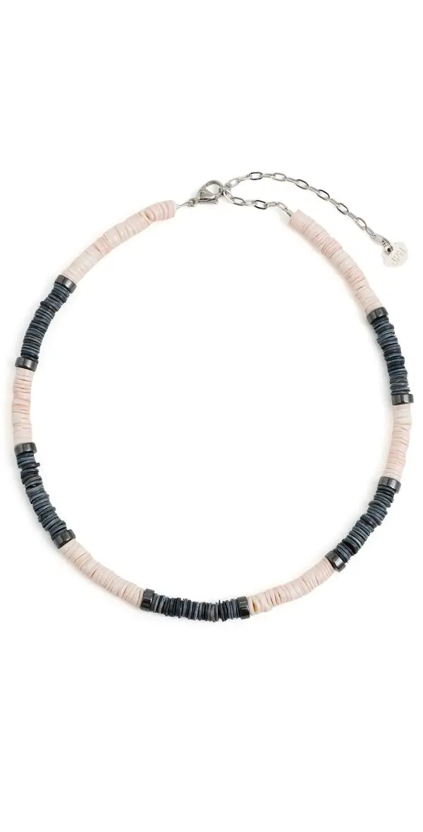 HIJAS DE PUKA Notte Semplice Necklace - Pink & Grey