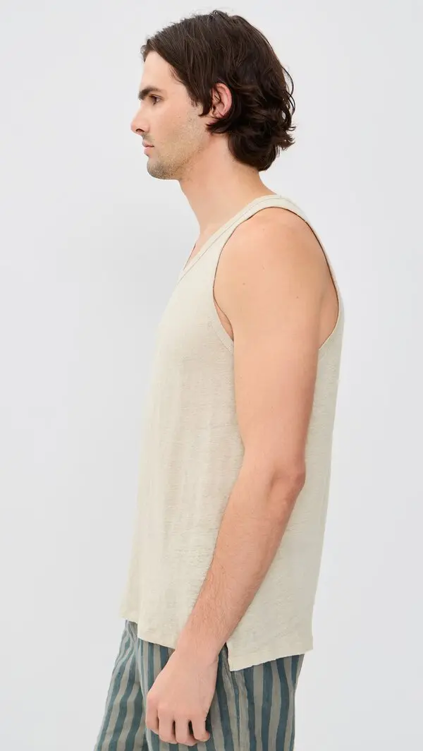 ALEX CRANE Linen Tank